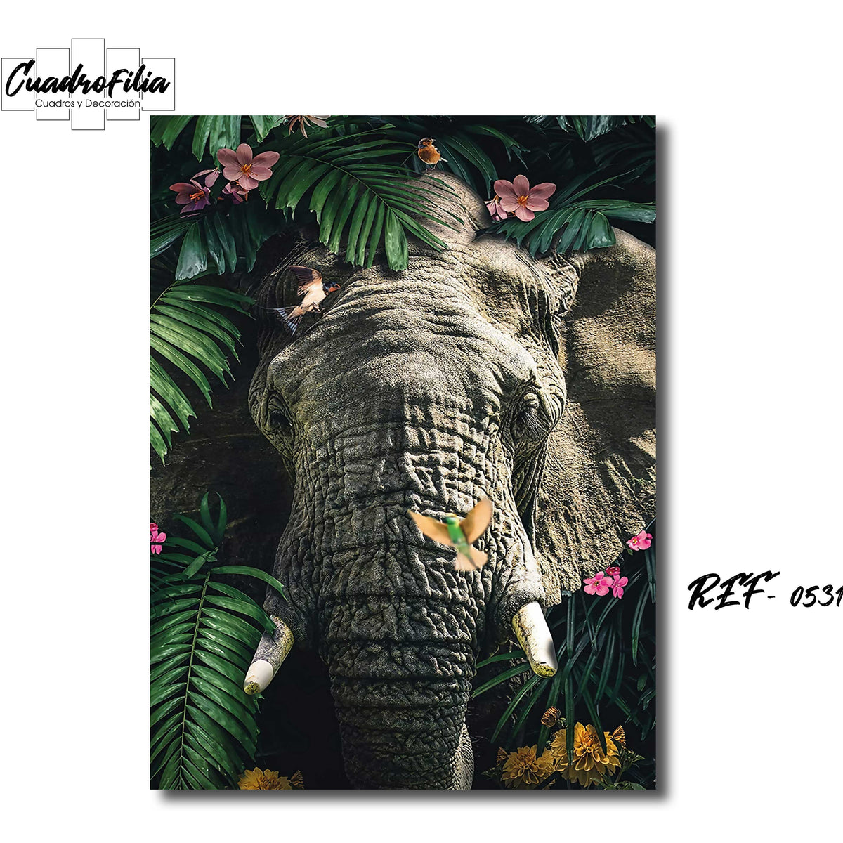 REF 0531 Elefante – cuadrofilia