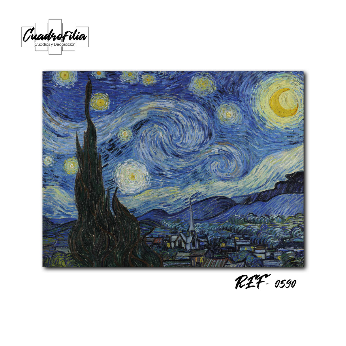 REF 0590 Noche Estrellada – cuadrofilia