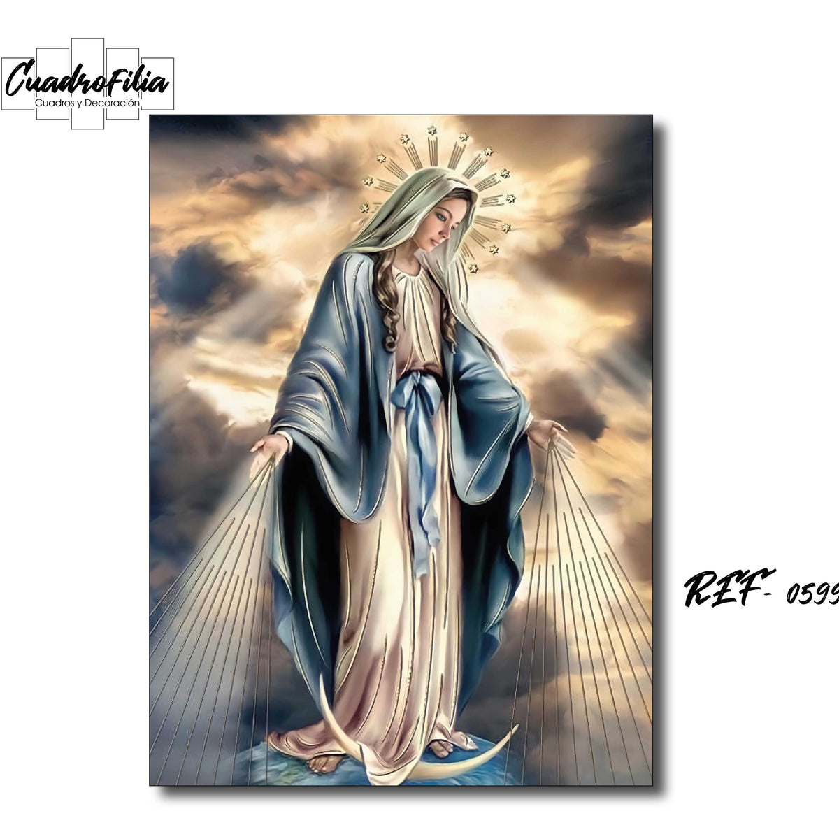 REF 0599 Virgen Inmaculado Concepción – cuadrofilia